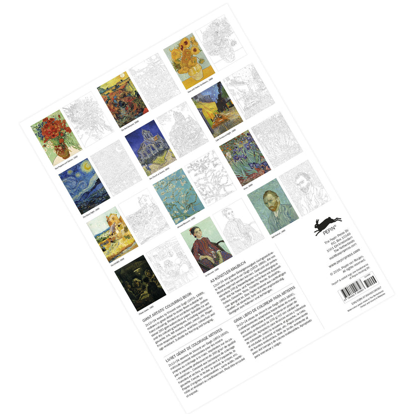 Pepin Press Giant Artists' Colouring Book - Vincent Van Gogh – Opus Art ...